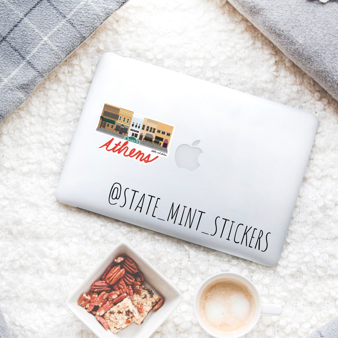 Downtown Athens Georgia East Broad Street Sticker / Décalcomanie ...