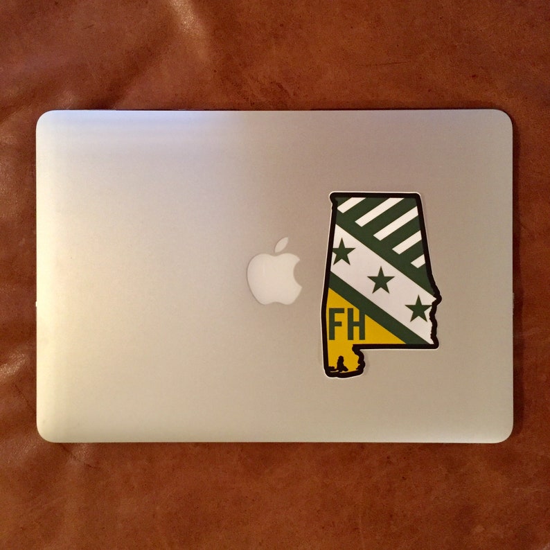 Farmhouse Fraternity Alabama State Shaped Sticker Farmhouse - Etsy