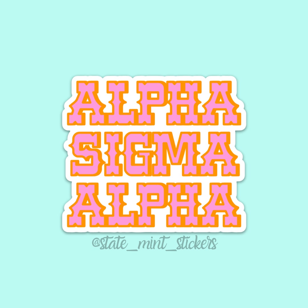 Alpha Sigma Alpha / Sorority Cowgirl Themed Sticker / Decal for Car ...