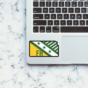 Farmhouse Fraternity Kansas State Shaped Sticker / Decal - Etsy