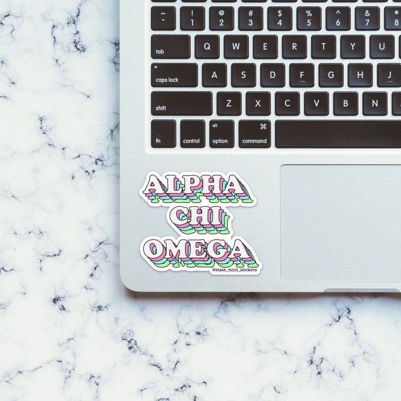 Alpha Chi Omega Pastel Layers Vinyl Sticker / Decal for Big - Etsy