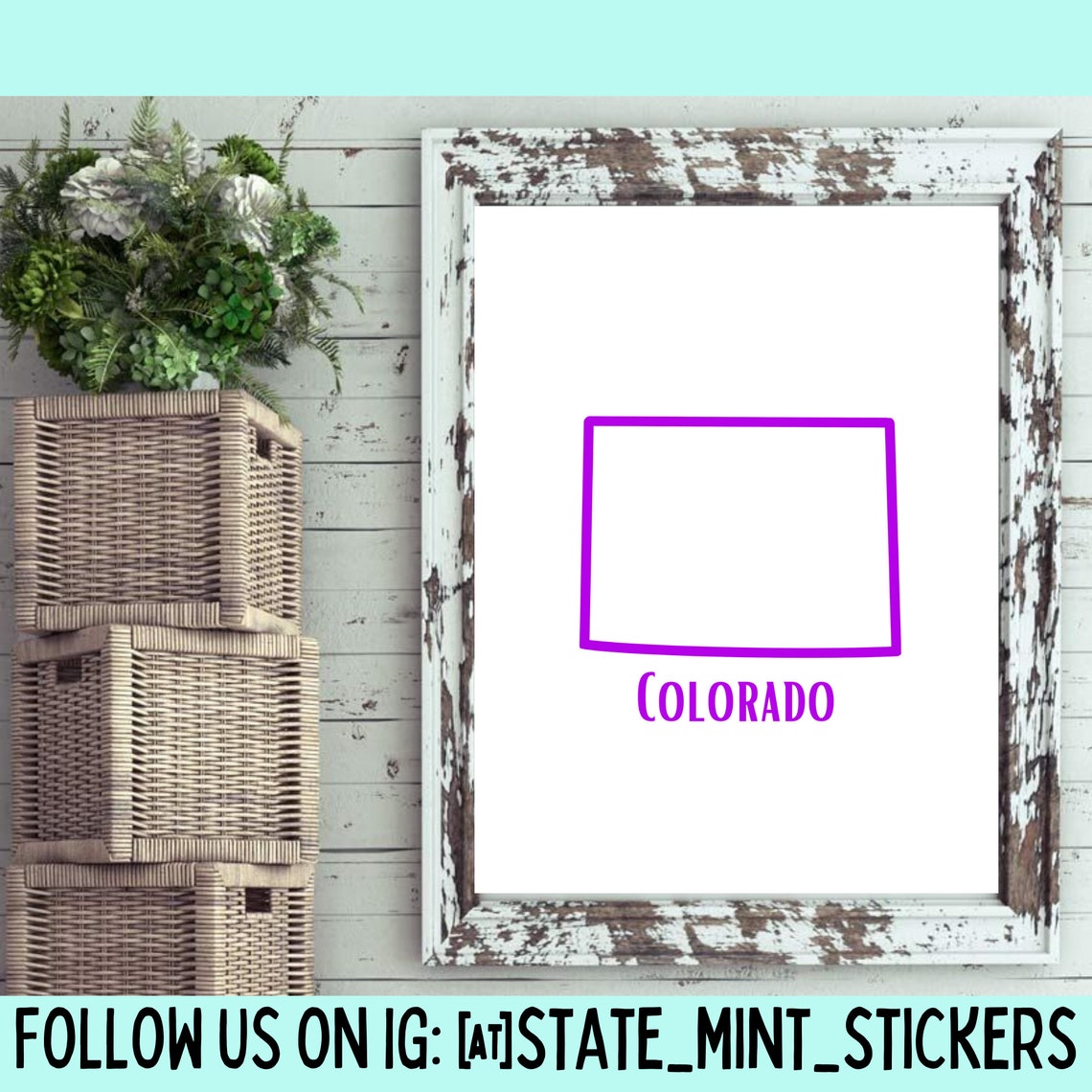 Colorado State Outline Print Digital Print Digital Download | Etsy