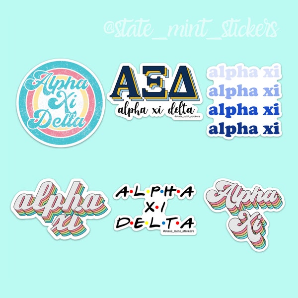 Alpha Xi Delta - Etsy