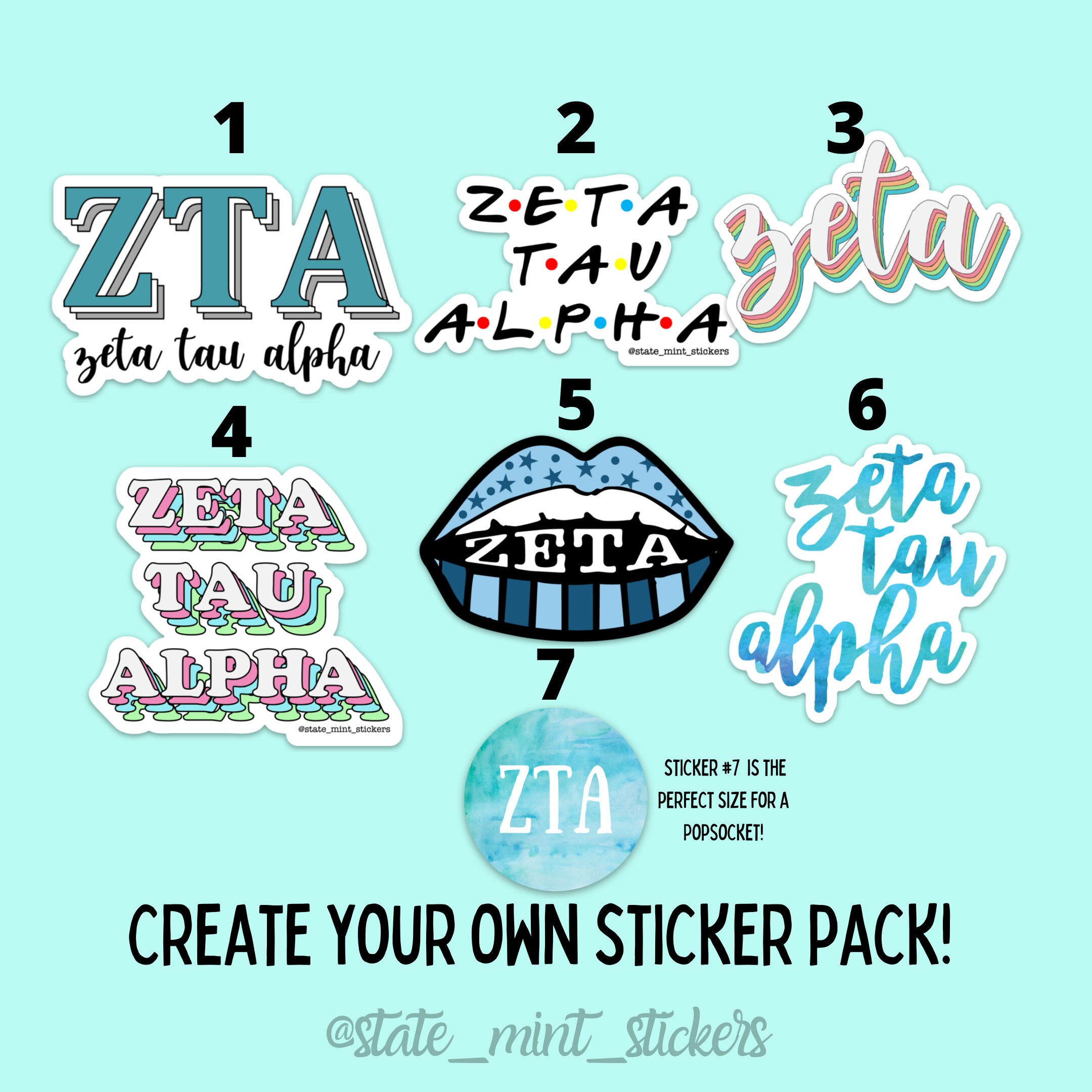 Zeta Tau Alpha Letters