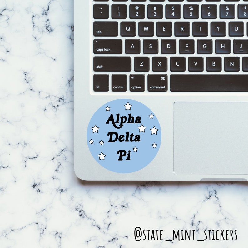 Alpha Delta Pi Blue Stars Sticker / Decal 3.5 for - Etsy