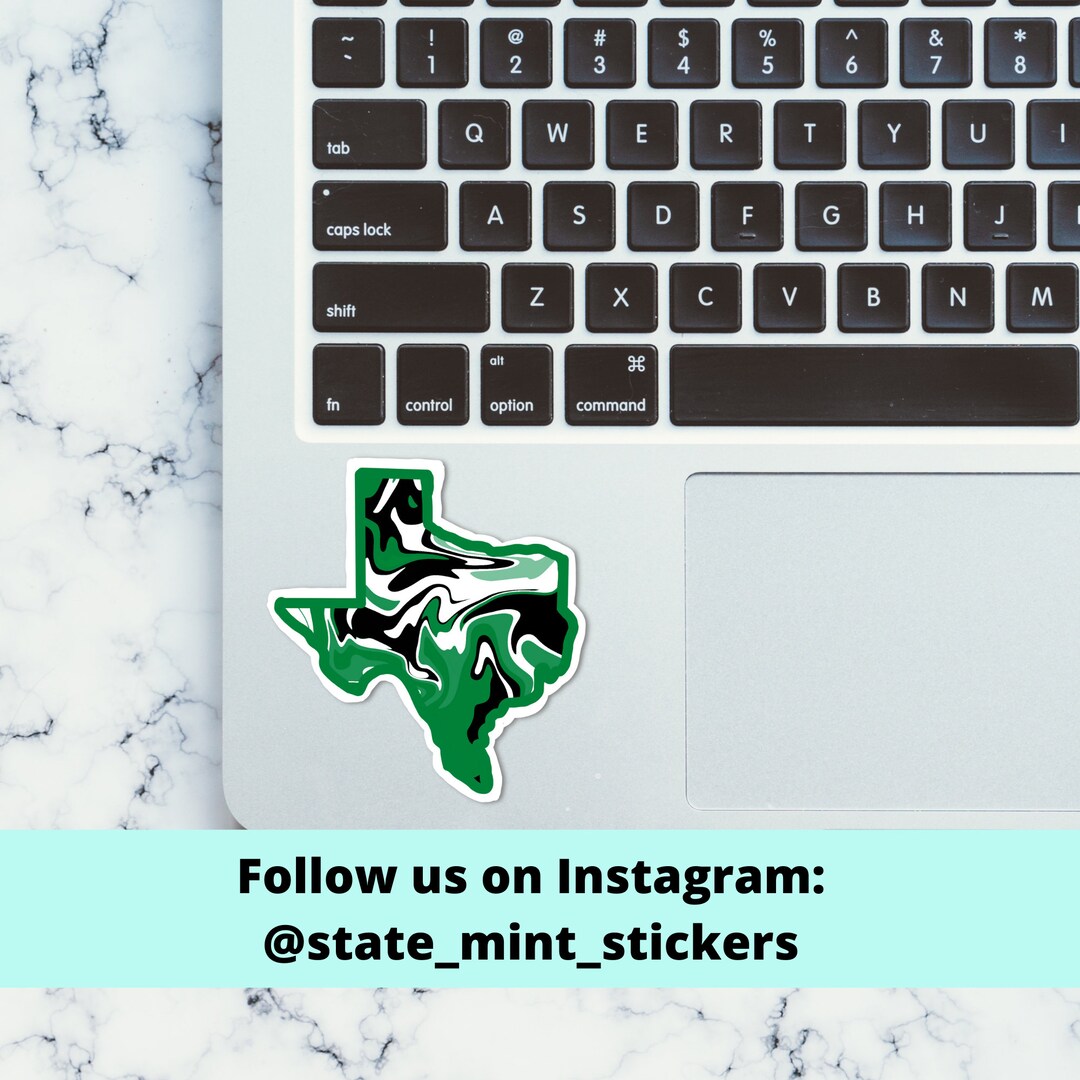 Green and Black UNT Sticker / Decal | for Graduate / Alumni / Student ...