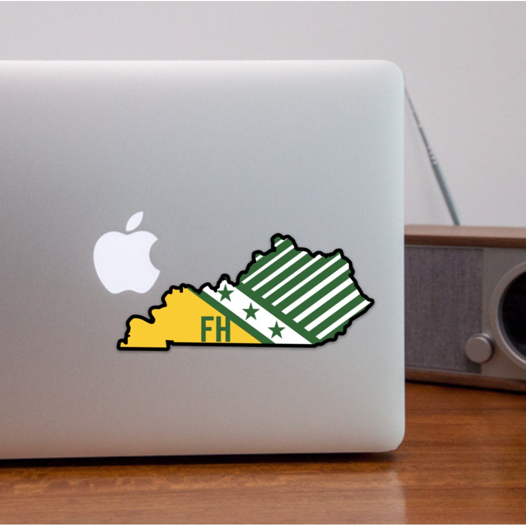 Farmhouse Fraternity Sticker 5” Kentucky State Shaped - Etsy