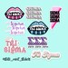 Sigma Sigma Sigma Tri Sigma Sorority Sticker Pack Perfect | Etsy