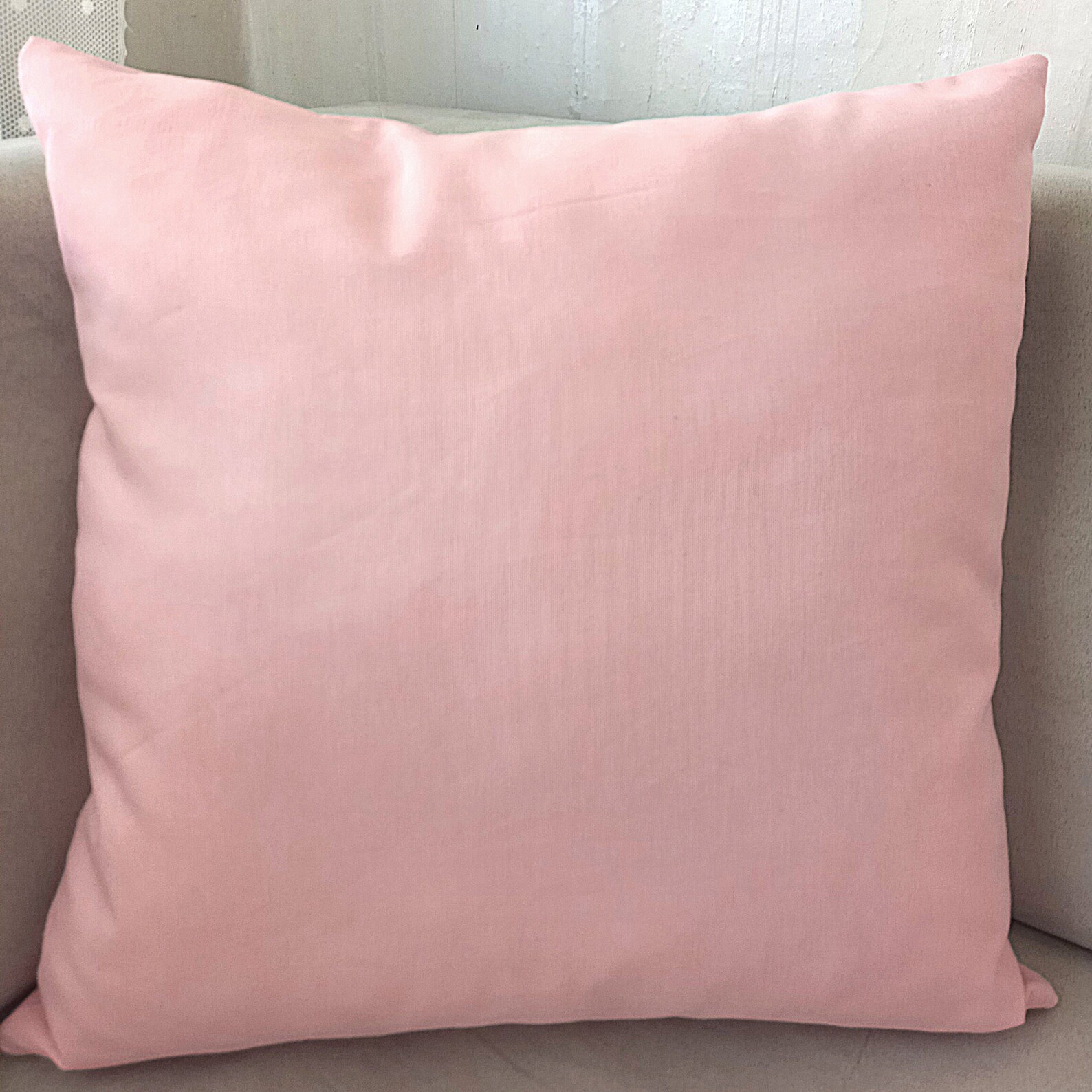 Light Pink Pillow Hand Made Pillow Square Pink Decorative | Etsy