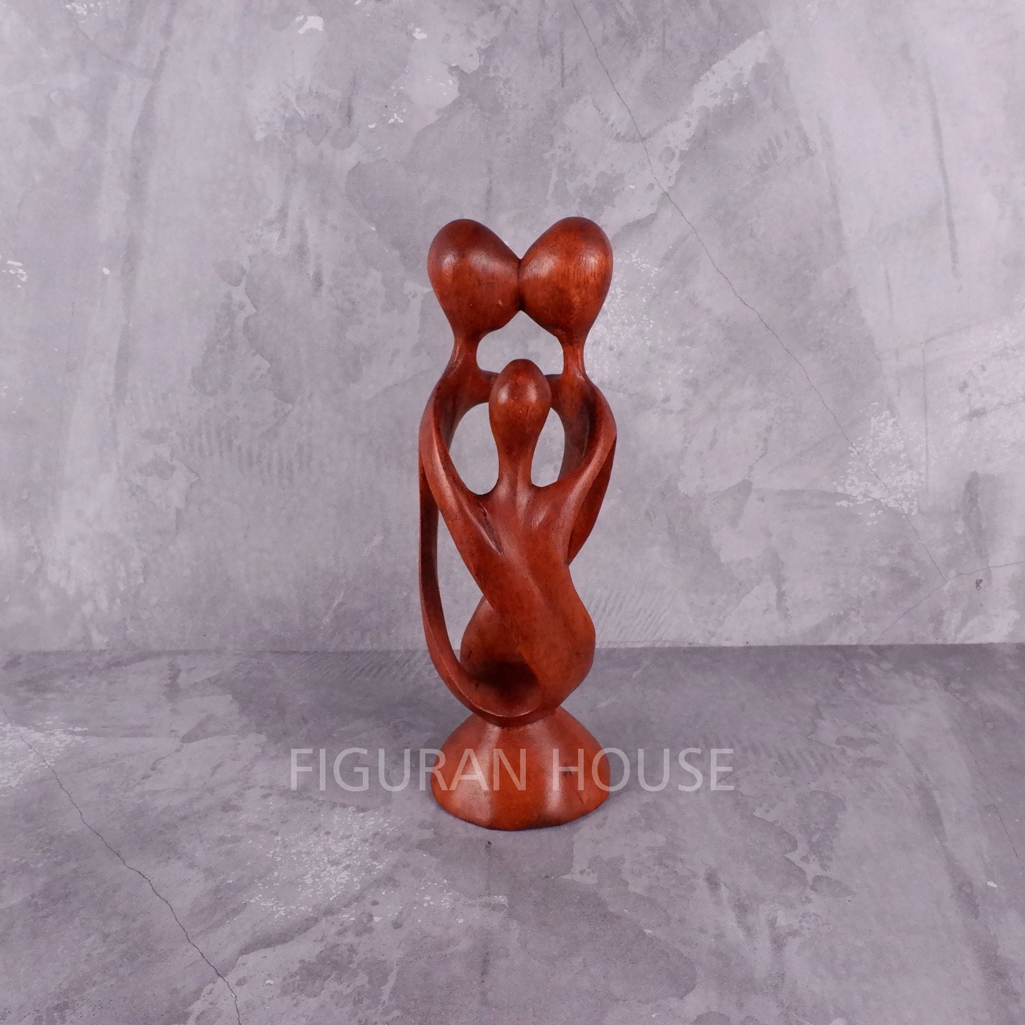 Family of Three Statue - Etsy