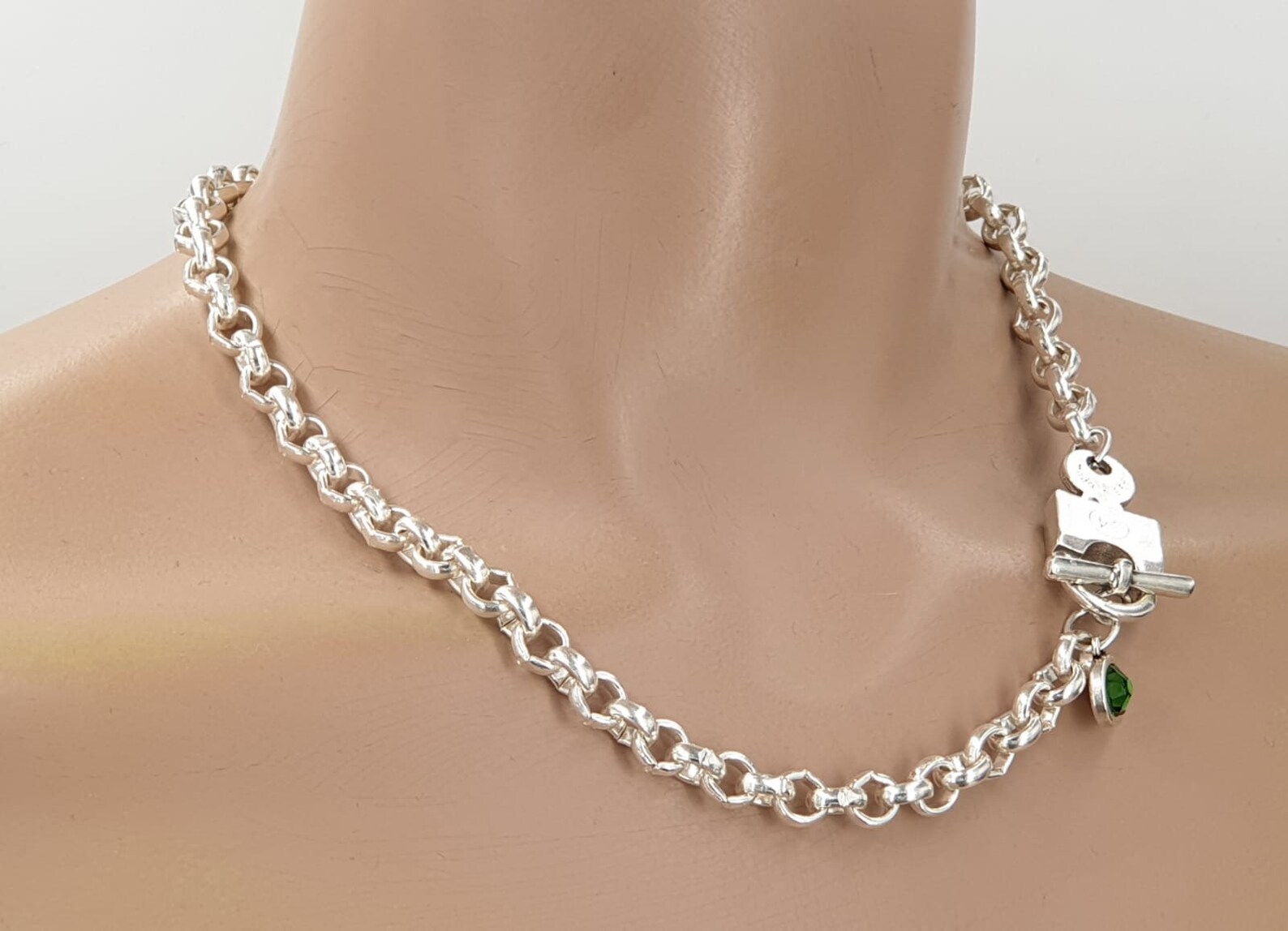 Chunky Silver Chain Necklace Bold Chain Necklace Chunky - Etsy