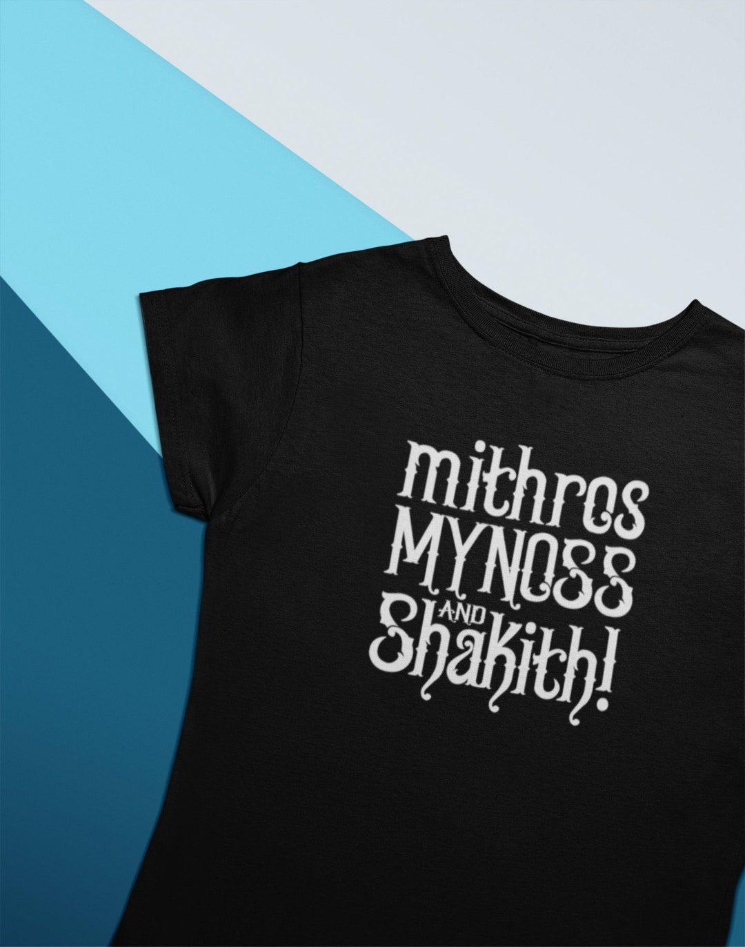 Mithros Mynoss Shakith Numair Tortall Black Tee T Shirt Tamora Pierce