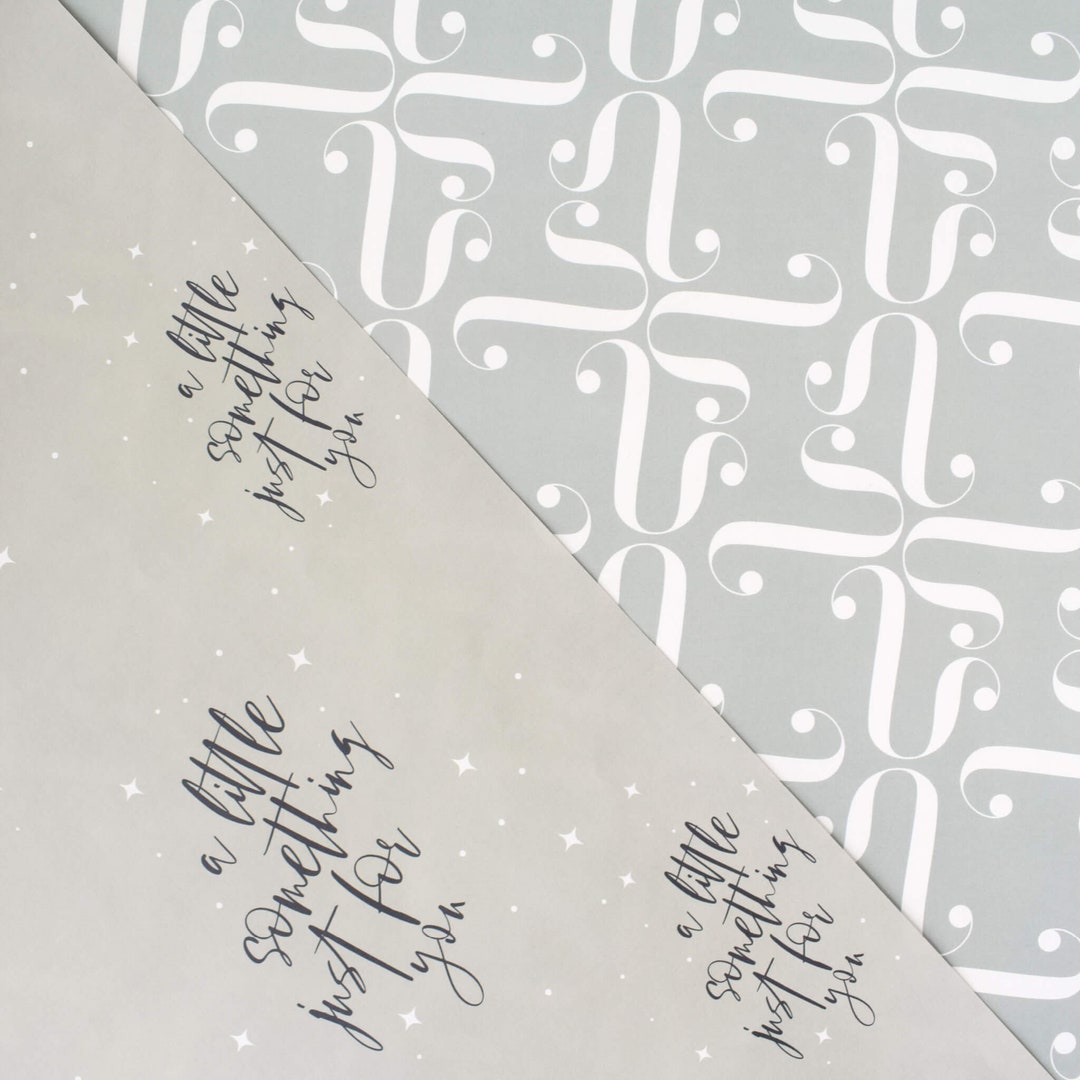 Luxury Sage Green Wrapping Paper With Stars and Green Gift Wrap With ...