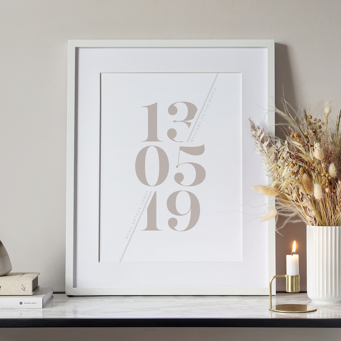 Personalised Date Print, Special Date Print, Wedding Print, Engagement ...