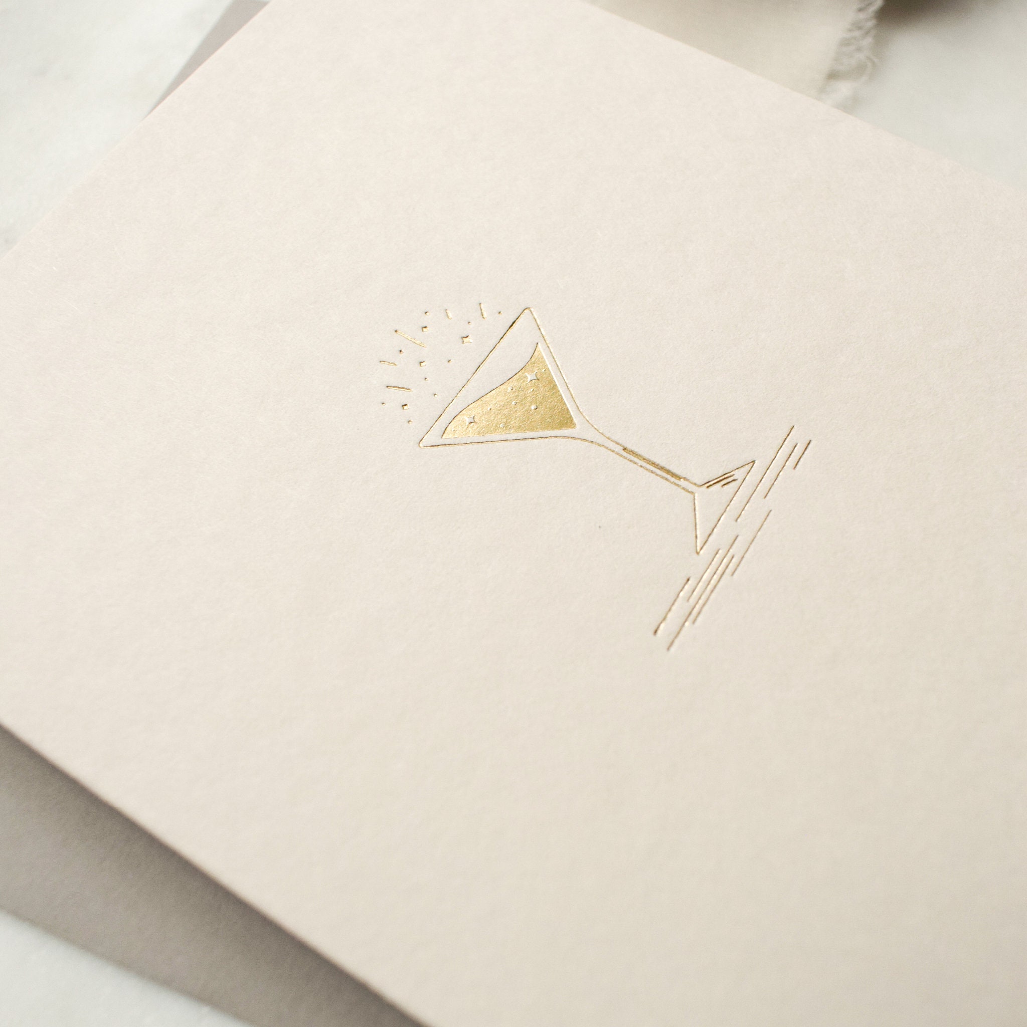Minimalistic Congratulations Cocktail Card for Birthday - Etsy