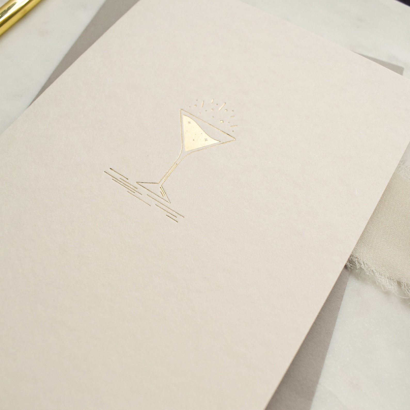 Minimalistic Congratulations Cocktail Card for Birthday - Etsy