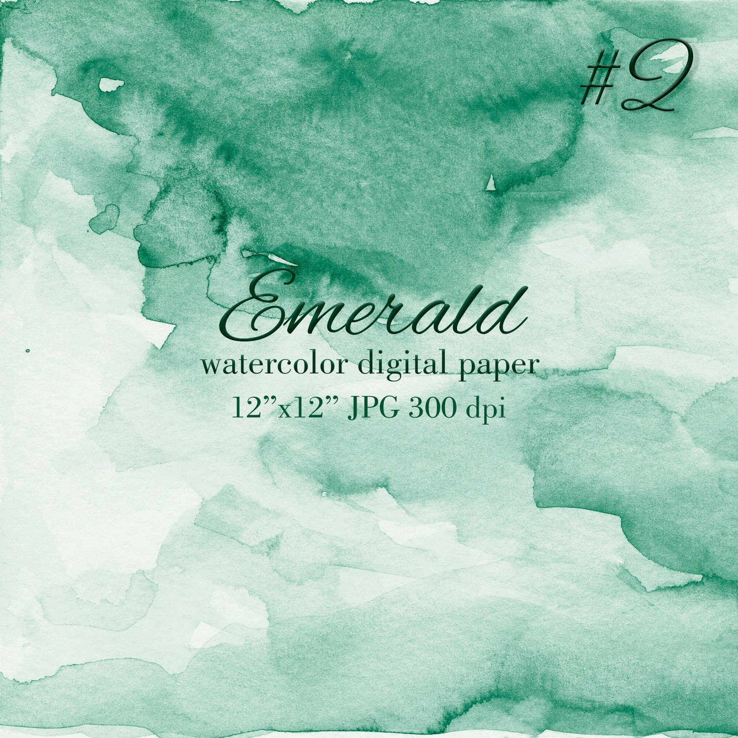 Mint Green Watercolor Background