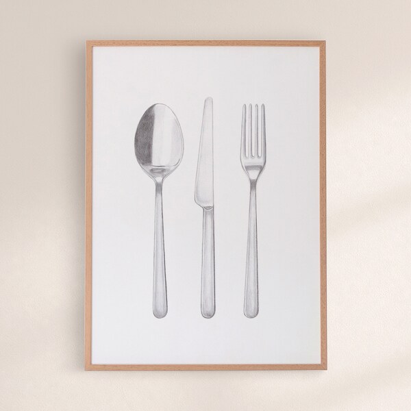 Spoon Print - Etsy