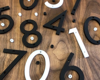 Mid Century House Numbers - Etsy