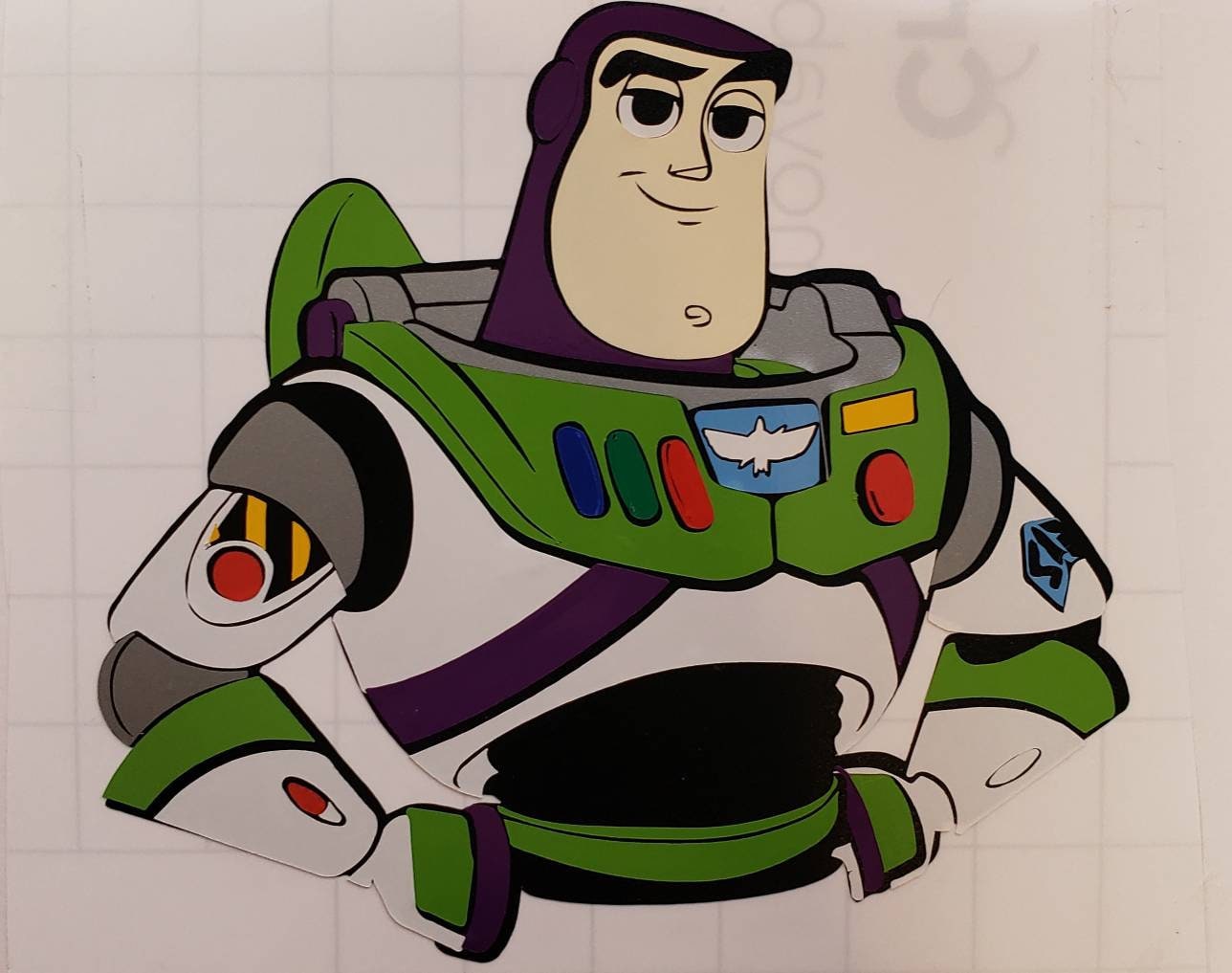Buzz Lightyear Multi Layered Vinyl Decal | Etsy