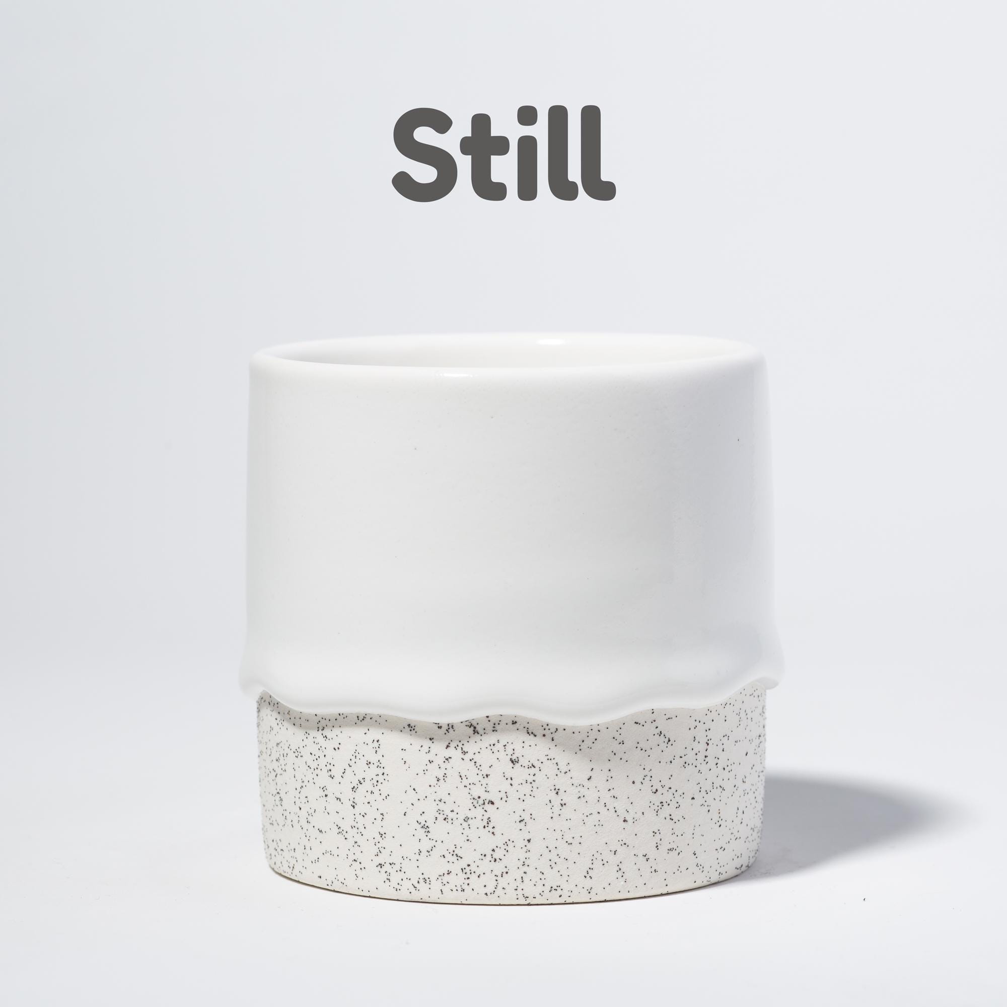 Hand-glazed Ceramic Coffee Cup: Dripping Style Pottery, 12oz - Etsy