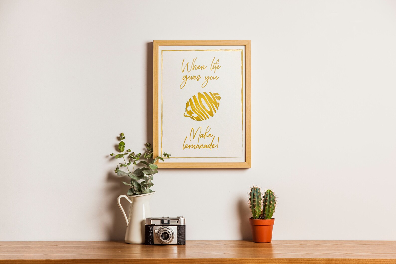 Lemon Decor PRINTABLE When Life Gives You Lemons Make - Etsy