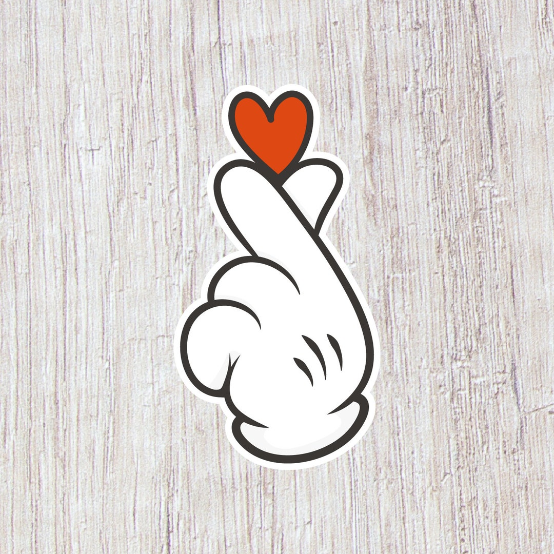 Korean Finger Heart Printable Design - Etsy