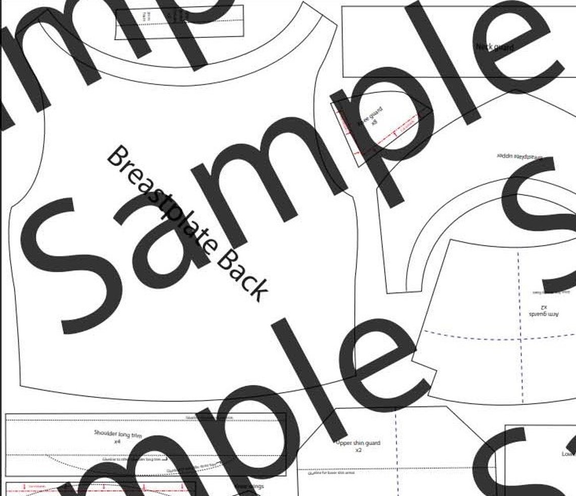 Laios Touden Digital Cosplay Armor Pattern Delicious in Dungeon - Etsy UK