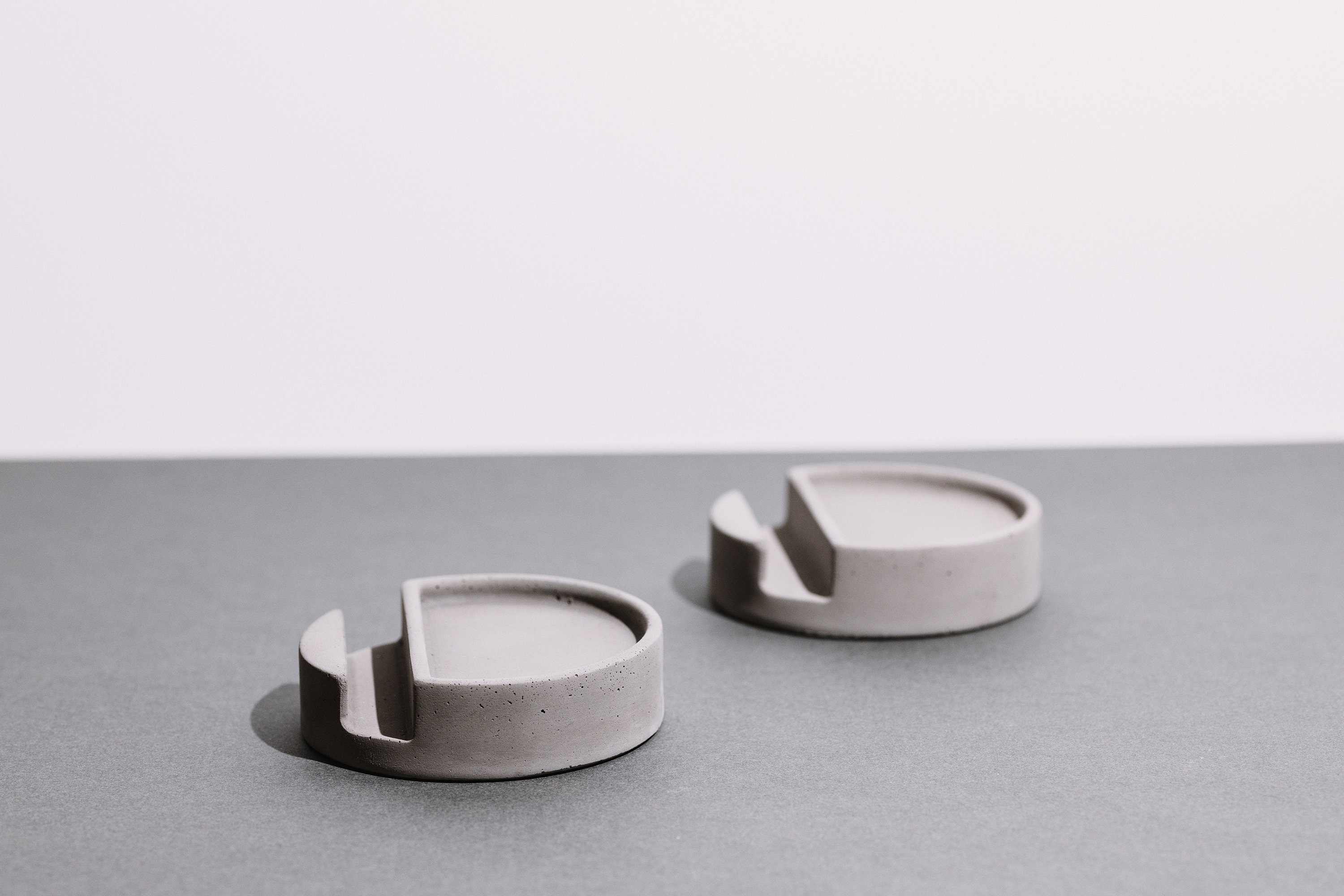 Concrete Phone Holder Horizontal / Vertical Phone Stand | Etsy