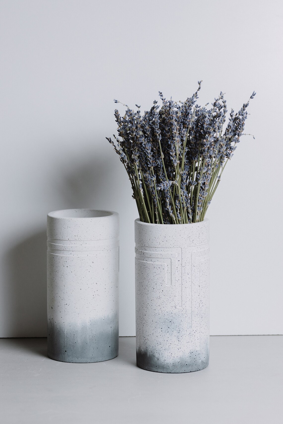 Concrete Jesmonite VASE for Dry Flowers - Etsy UK