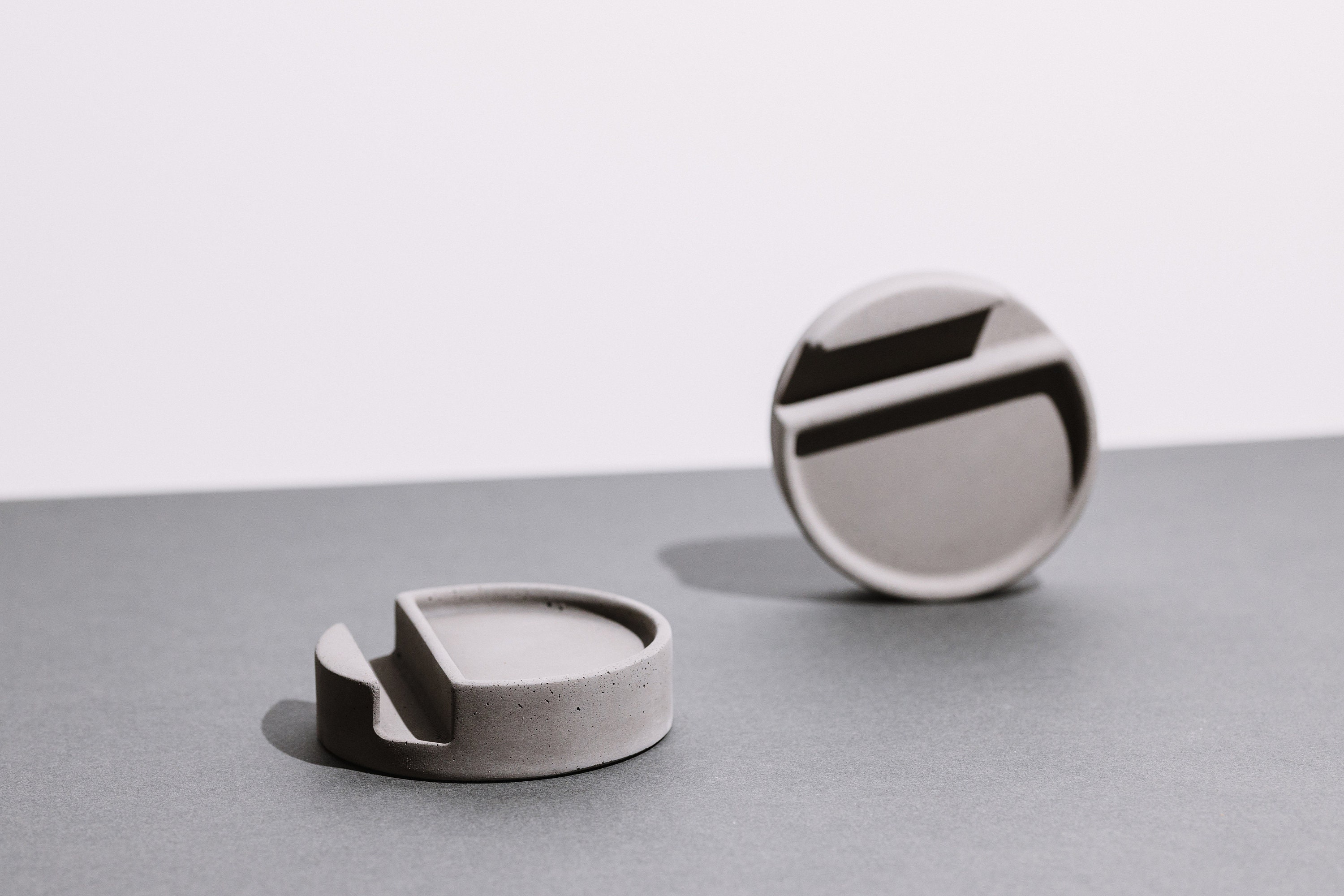 Concrete Phone Holder Horizontal / Vertical Phone Stand | Etsy