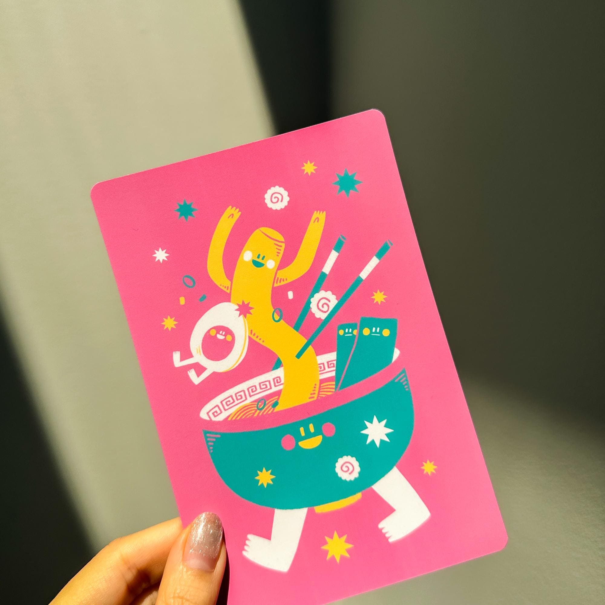 Ramen Party - Premium Postcard - Kawaii Cute Food Postcard - Etsy