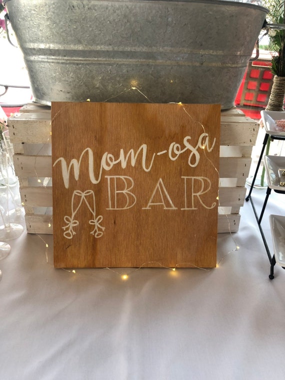 Mom-osa Hand Painted Sign - Etsy