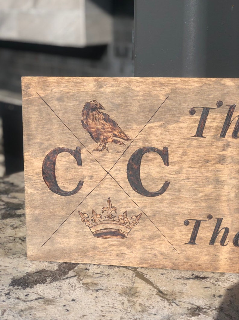 Custom Wood Burned Sign - Etsy