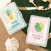 12-120 Personalized Tropical Beach Playing Cards Wedding - Etsy
