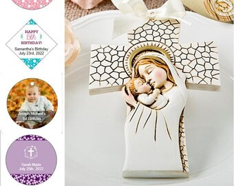 Gender Neutral Baby Dedication Sticker Labels, Gender Neutral Baptism ...