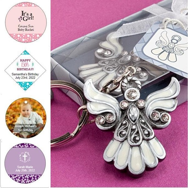 Angel Wing Key Chain - Etsy