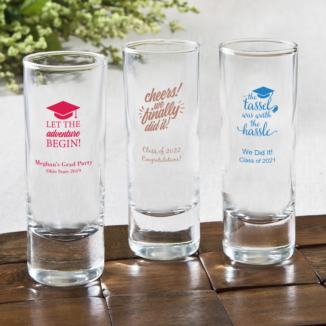25-100 Personalized 2 Oz Shooter Shot Glass Wedding Shower - Etsy