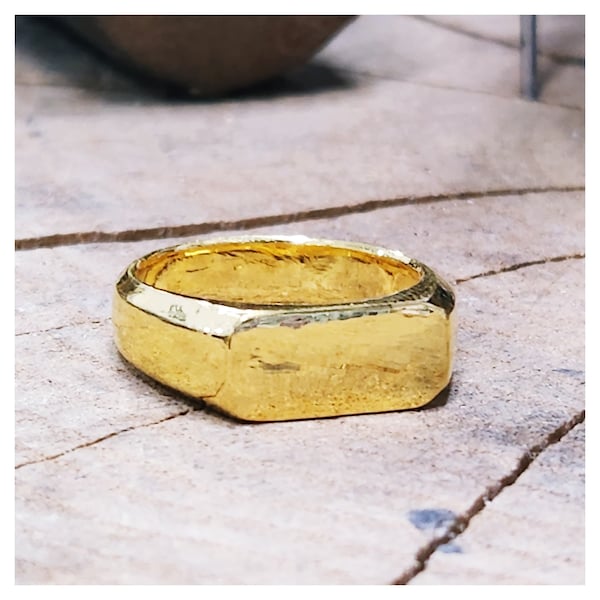 24k Gold Ring - Etsy
