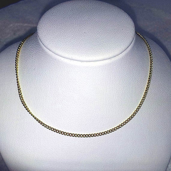 24k Pure Gold Necklace Chain 18inch | Etsy