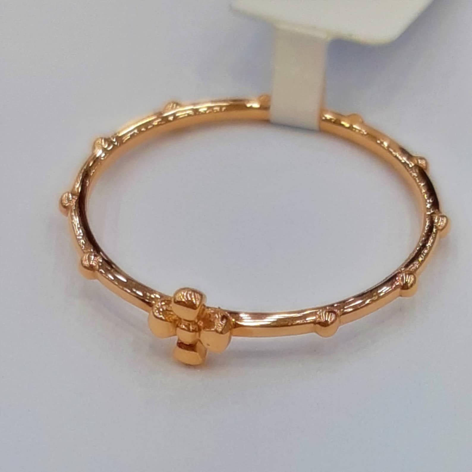 14k 18k Solid Gold Catholic Rosary Ring Minimalist by - Etsy