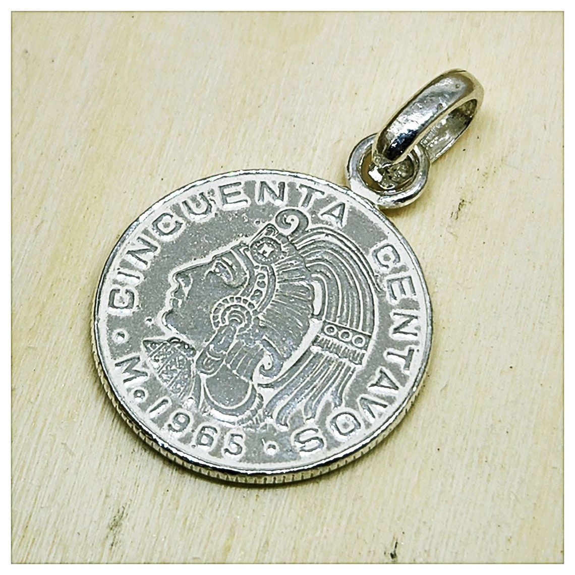 24k Solid Gold Mexico Coin Azetec Emporer Warrior and Eagle - Etsy