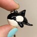 Miniature Orca Whale Keychain or Charm for Bag or Purse - Etsy