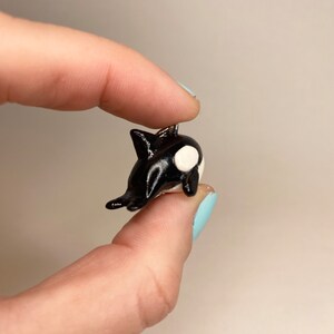 Miniature Orca Whale Keychain or Charm for Bag or Purse - Etsy