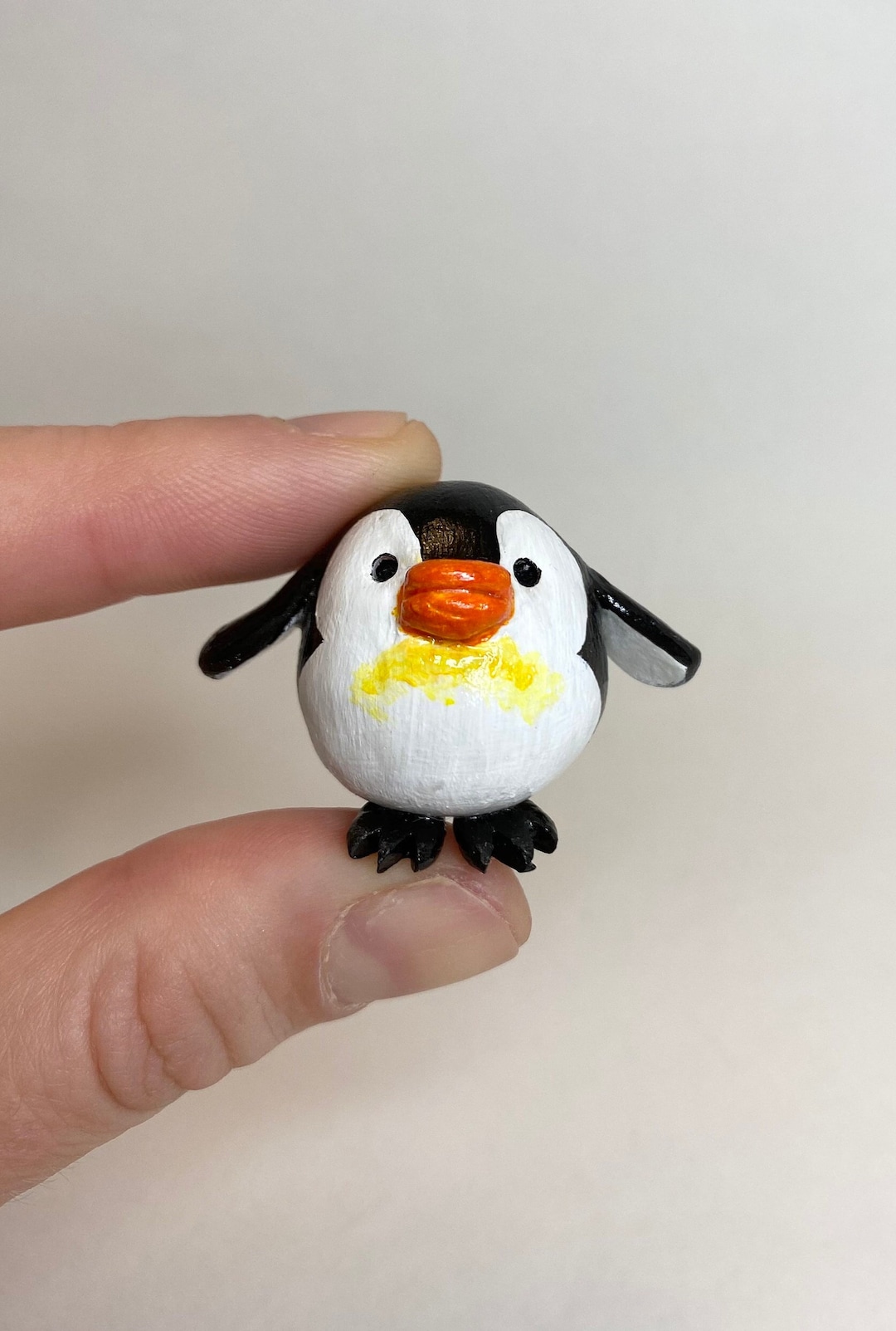 Polymer Clay Penguin Desk Buddies! Hand Painted & Sculpted. - Etsy