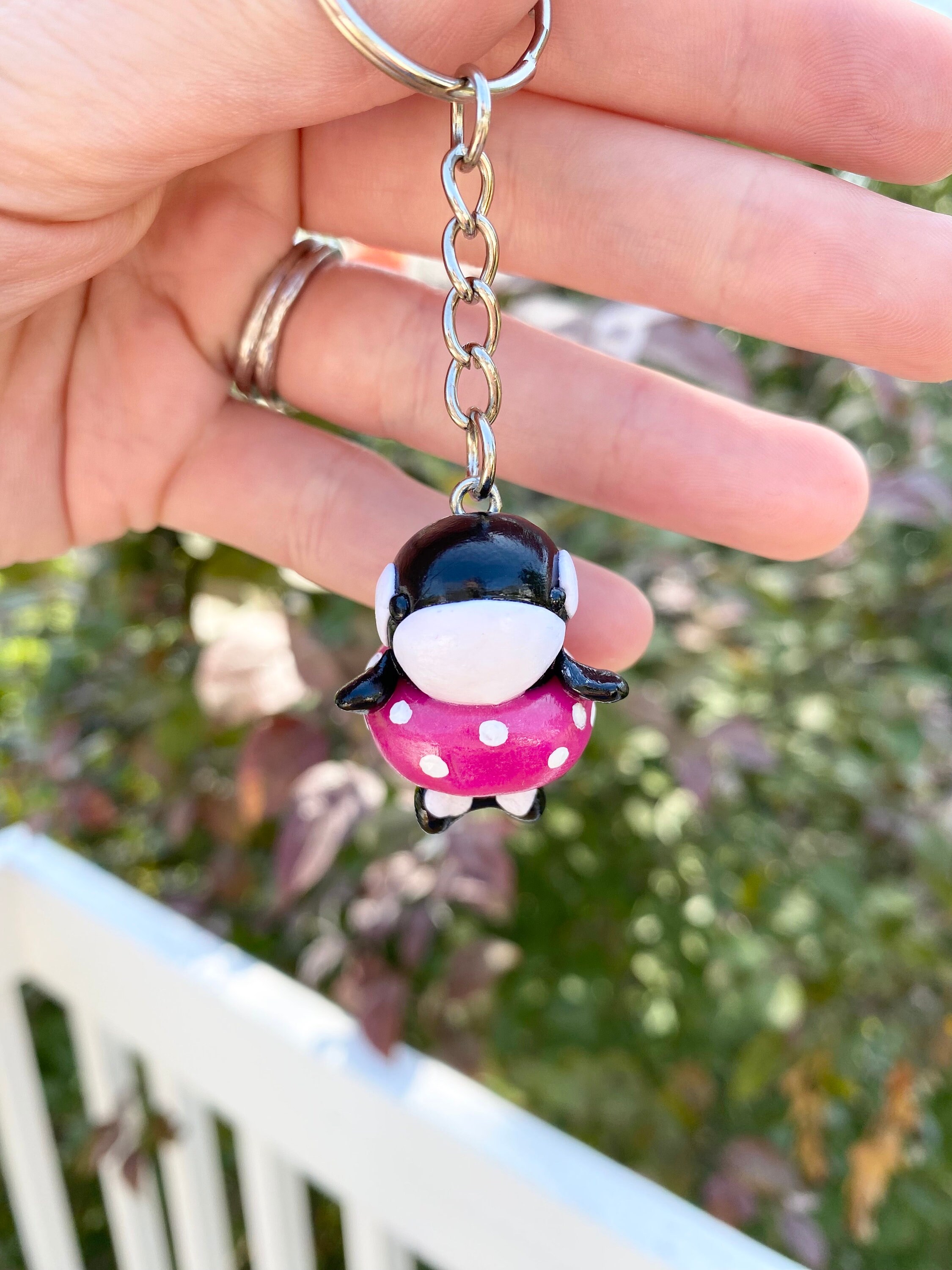 Orca Whale in a Pool Floatie Keychain - Etsy