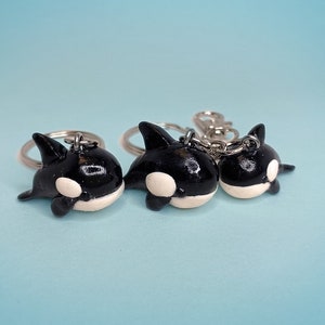 Miniature Orca Whale Keychain or Charm for Bag or Purse - Etsy