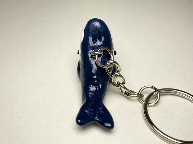 Handmade Humpback Whale Keychain Humpback Whale Bag or Purse Charm Cute ...