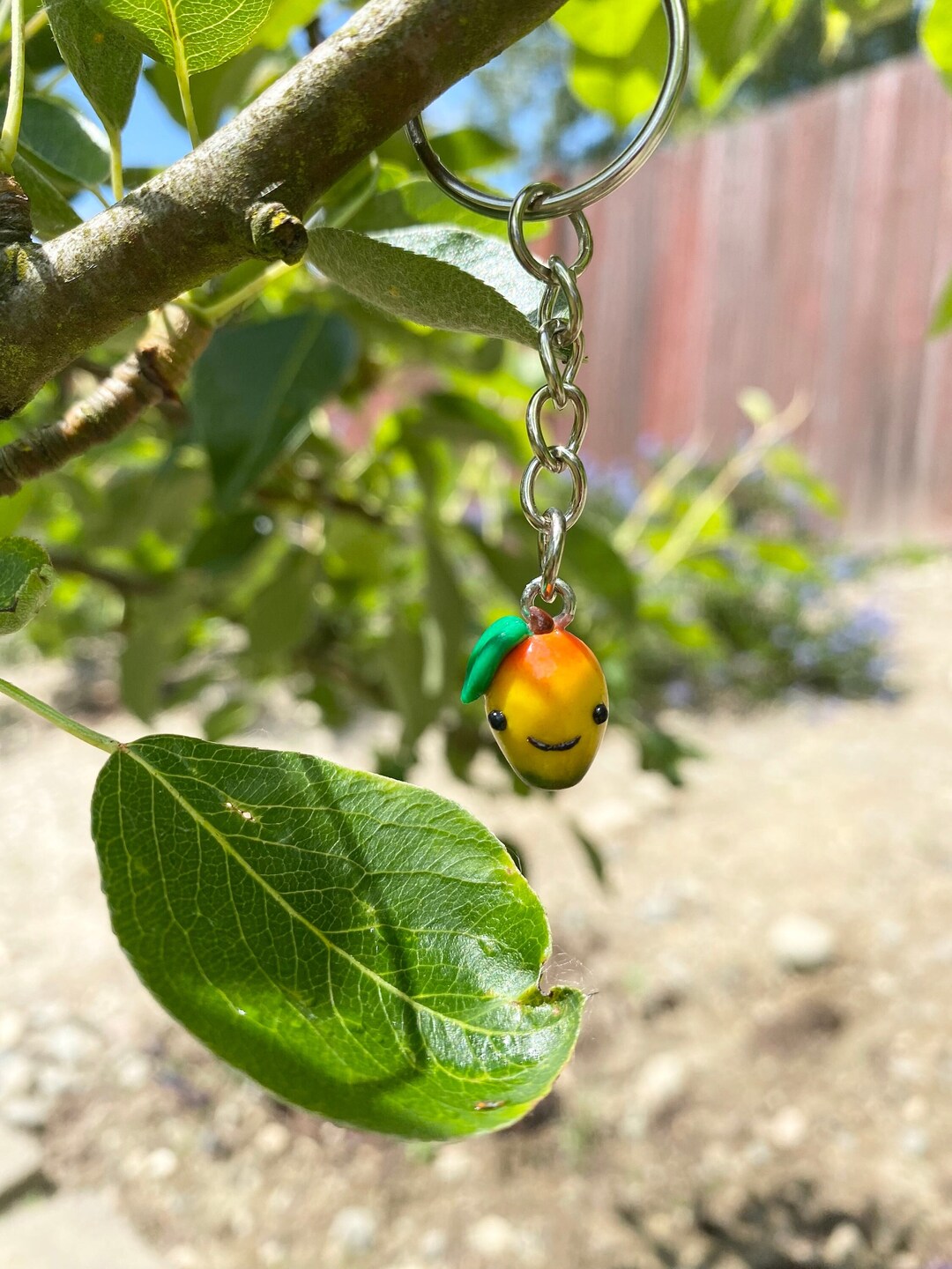 Handmade Miniature Mango Keychain | Charm for Backpack | New Buddy - Etsy