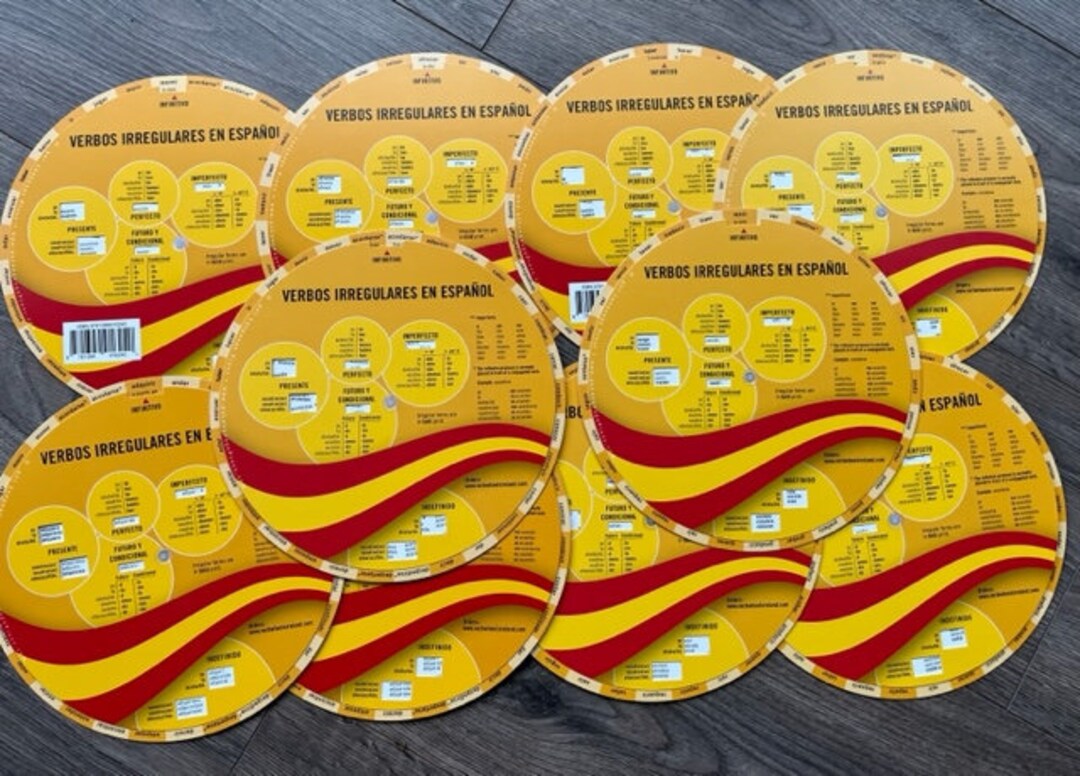 Spanish Verb Wheels - Large 10 Pack - Etsy